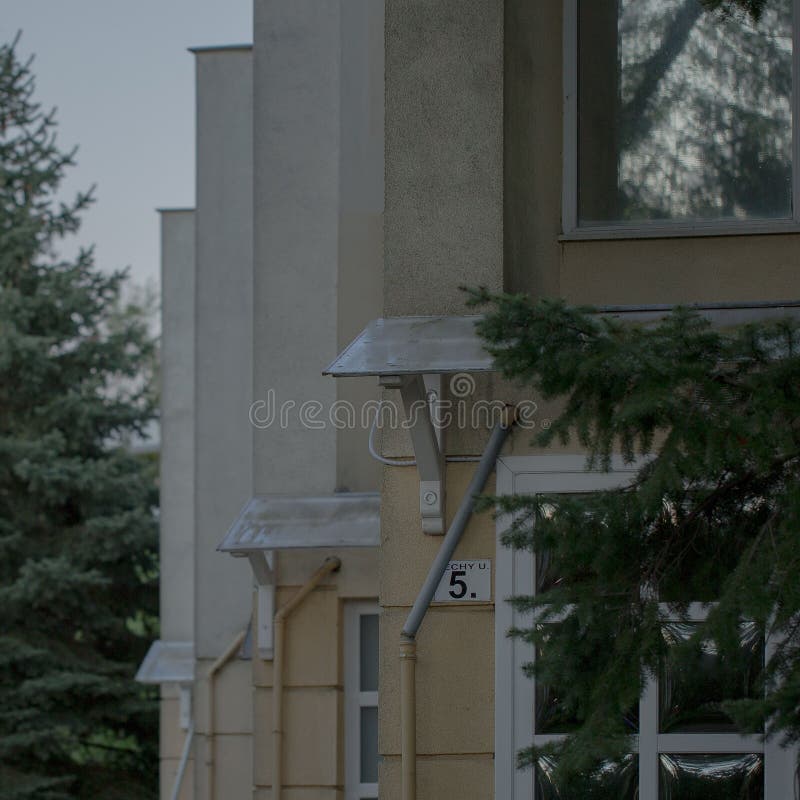 Closeup of a Corner of Building Stock Photo - Image of facility, corner ...