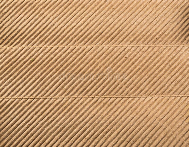 Closeup of Corrugated Cardboard Texture Stock Image - Image of carton ...