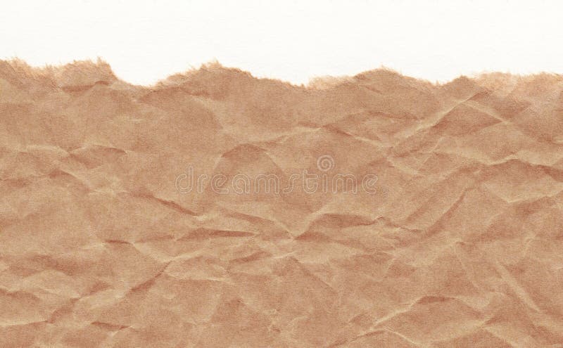 Closeup Crumpled Grunge Brown Paper Texture Background. Brown Paper ...