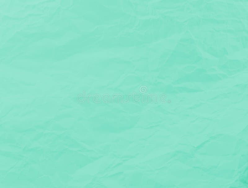 Closeup of Crumpled Turquoise Paper Texture Stock Image - Image of ...