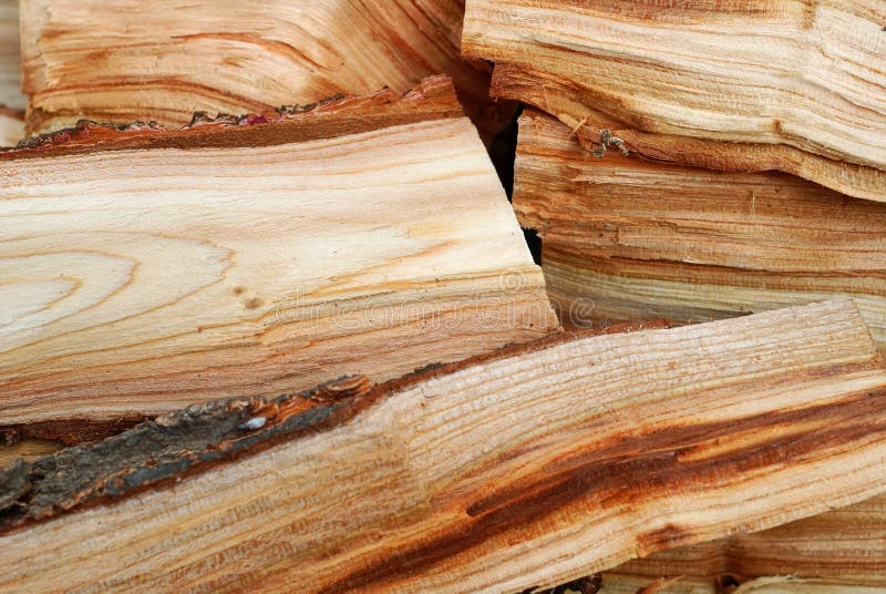 Closeup of the Cut Fire Wood Stock Image - Image of country, abstract ...