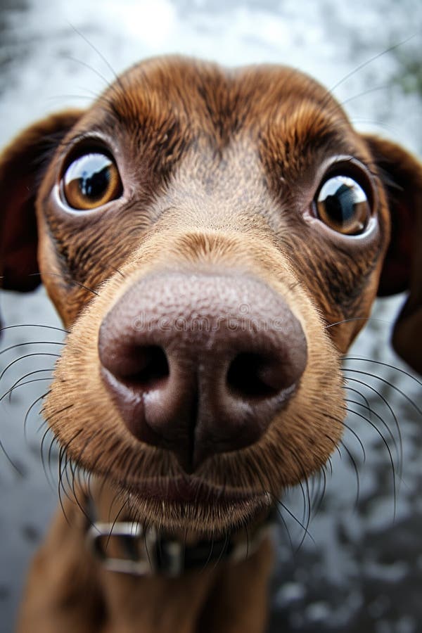 Closeup of a Cute Dog Face. Ai Generated Stock Image - Image of home ...