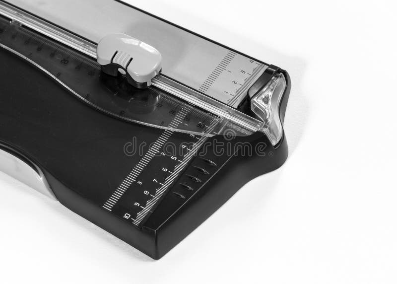 Closeup Cutter Black and White Stock Photo - Image of cutter, scale ...