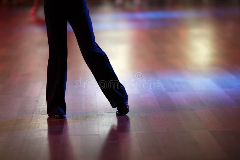 Closeup of Dancer`s Legs As they Do the Ballroom Dance Stock Image ...