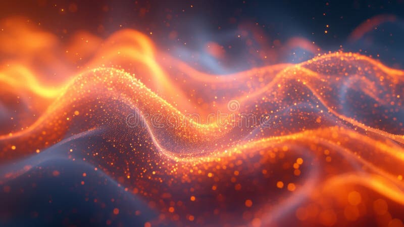 Closeup of Dancing Flames Flickering and Twisting in Mesmerizing ...