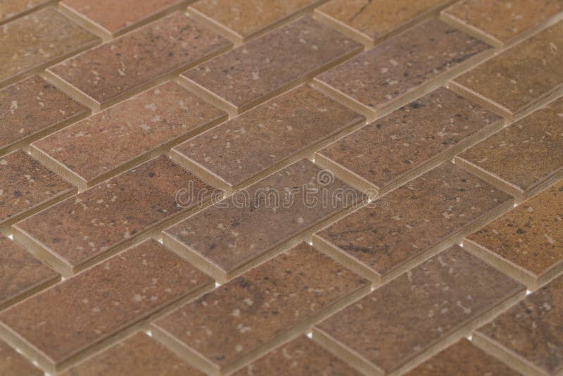 Brown Rectangle Tiles Pattern Stock Image - Image of wall, glow: 51353287