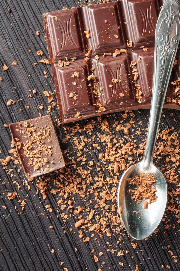 Closeup of dark chocolate stock image. Image of cooking - 36906029