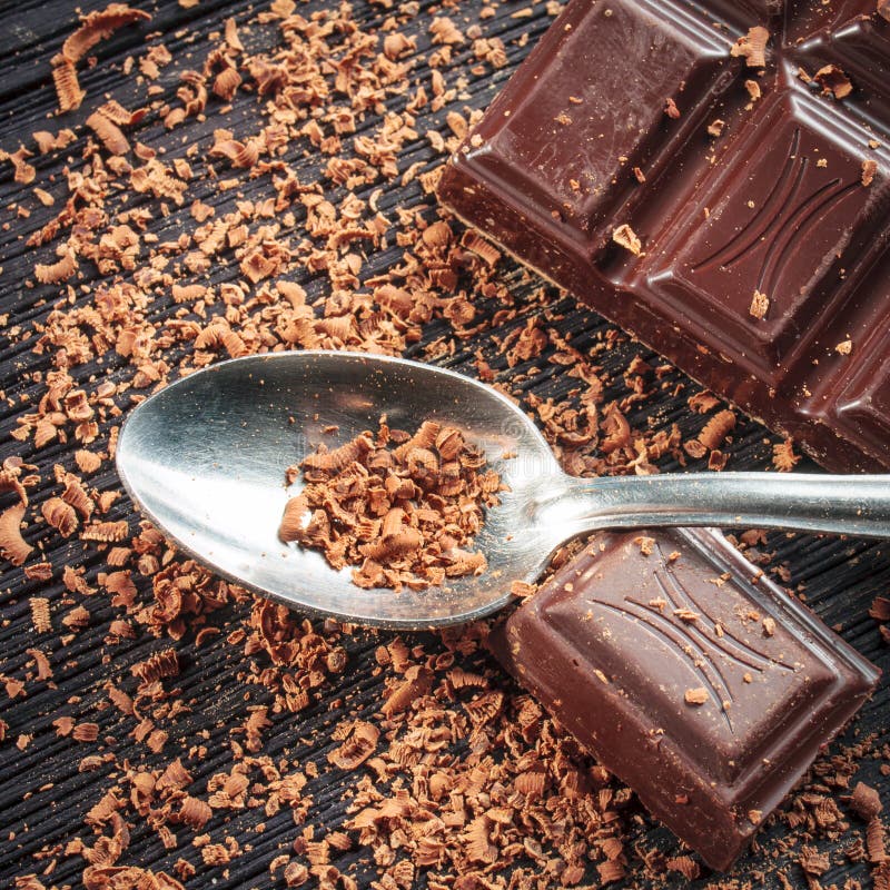 Closeup of dark chocolate stock image. Image of group - 38688643