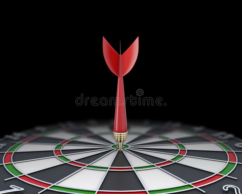 Closeup Dart Stuck in the Dart Board Stock Illustration - Illustration ... Closeup Dart Stuck in the Dart Board Stock Illustration - Illustration ...