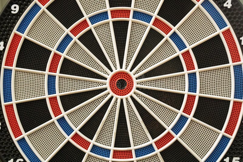 Closeup Darts Target - Circle Round Patterns - White Black Abstract ...