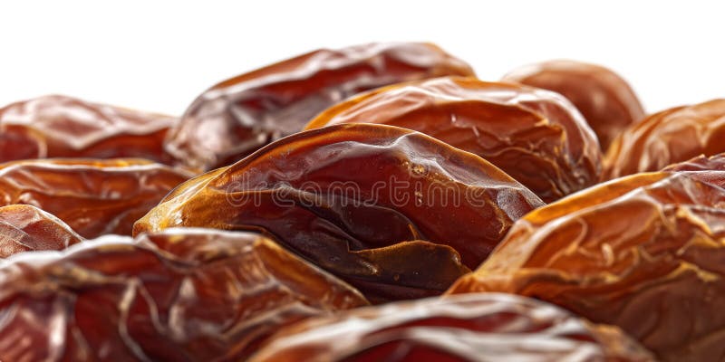 A Closeup of the Dates Texture, Showcasing Their Smooth and Slightly ...