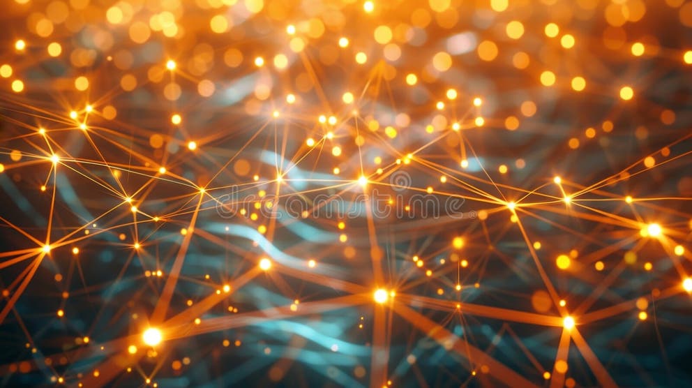 A Closeup of a Decentralized Network Node Showing Its Complex and ...