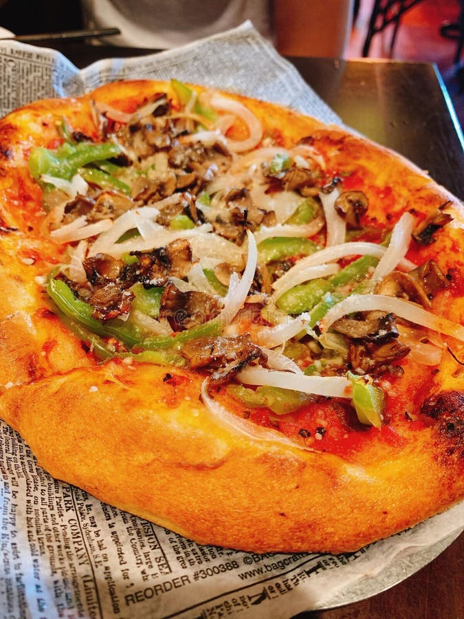 Closeup of a Delicous Pizza Stock Image - Image of dinner, dish: 260003875