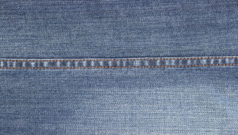 The Closeup of Denim Jeans Texture with Seams Stock Image - Image of ...