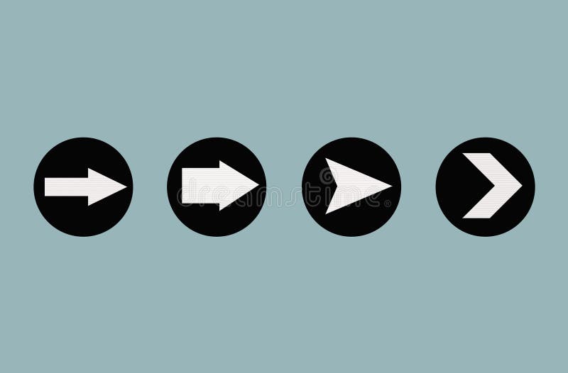 Closeup, Design Collection Right Arrow Icon White Color. Forward ...