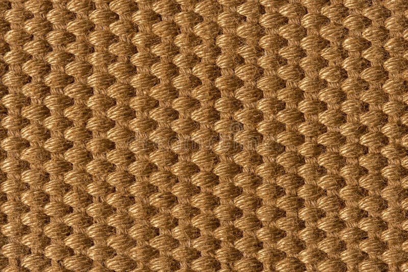 Closeup Detail of Brown Fabric Texture Background. Brown Fabric Texture ...