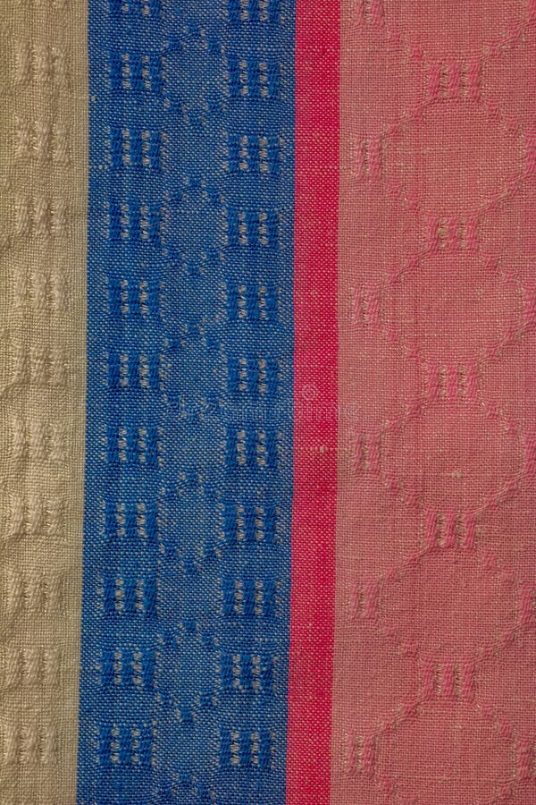 Closeup Detail of Multi Color Fabric Texture Samples Stock Photo ...