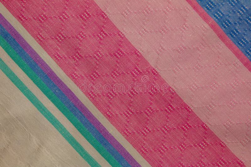 Closeup Detail of Multi Color Fabric Texture Samples Stock Image ...