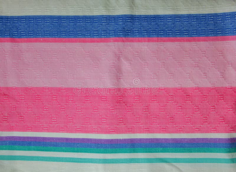 Closeup Detail of Multi Color Fabric Texture Samples Stock Photo ...