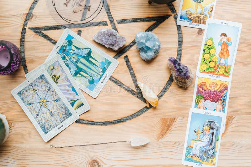 Closeup of Different Items for Spiritual Rituals. Editorial Photo ...