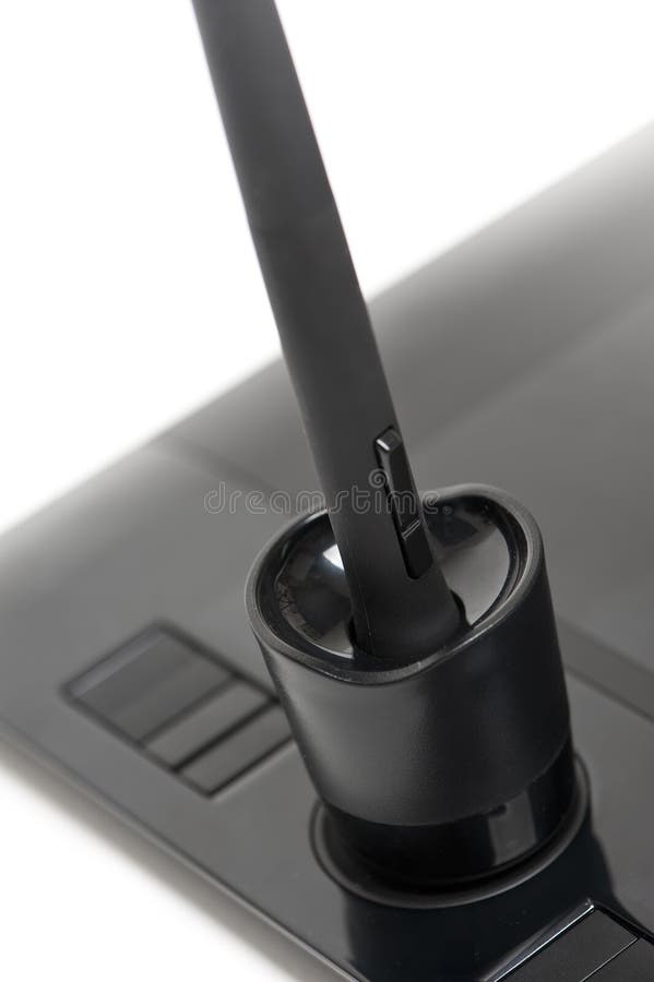 Closeup digital pen stock image. Image of hardware, button - 9273591