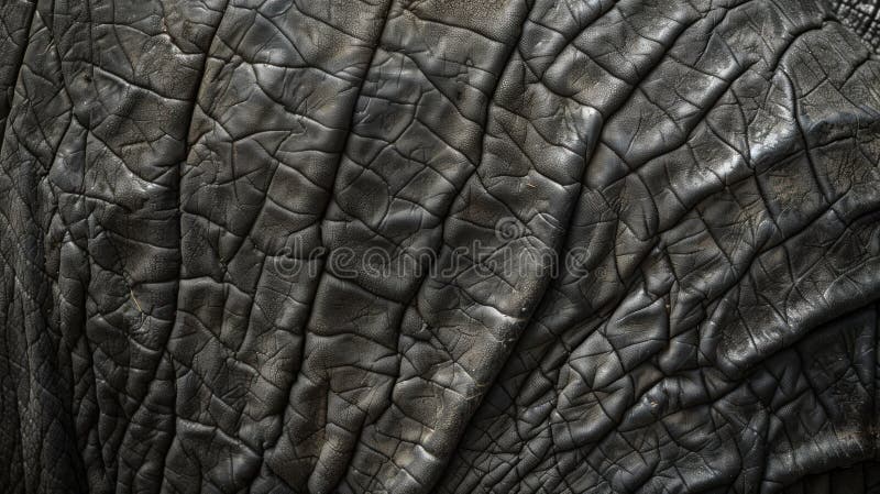 A Close Up Image Showing the Texture of an Elephants Trunk Skin Stock ...