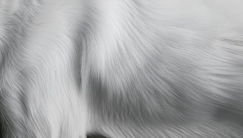 Closeup of Dog Fur Texture White and Grey Patterns on Soft Short Smooth ...