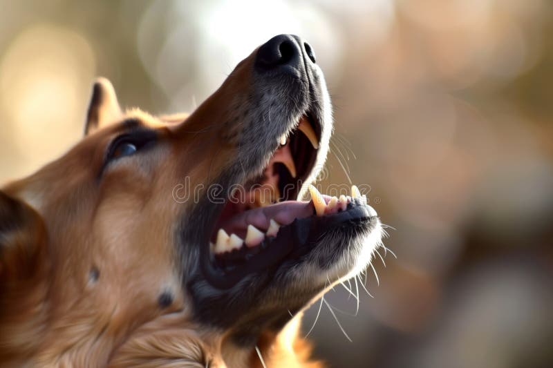 Closeup of a Dogs Snapping Jaws Stock Image - Image of fierce, teeth ...
