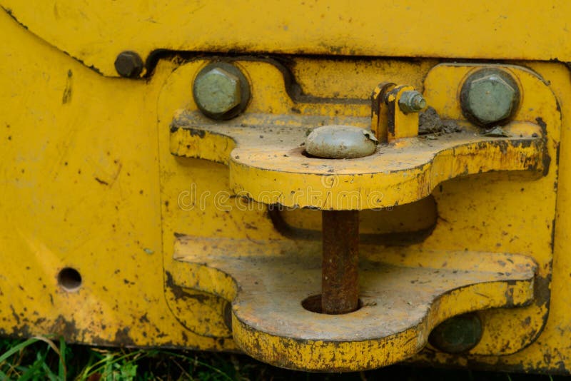 Closeup of Dozer Hitch Pin stock photo. Image of bulldozer - 59473738