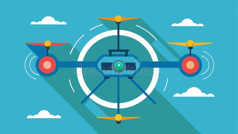 A Closeup of a Drones Navigation System Highlighting the Realtime ...