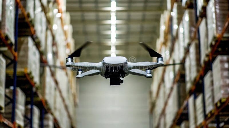 A Closeup of a Drones Propellers As it Ascends Surrounded by a Backdrop ...