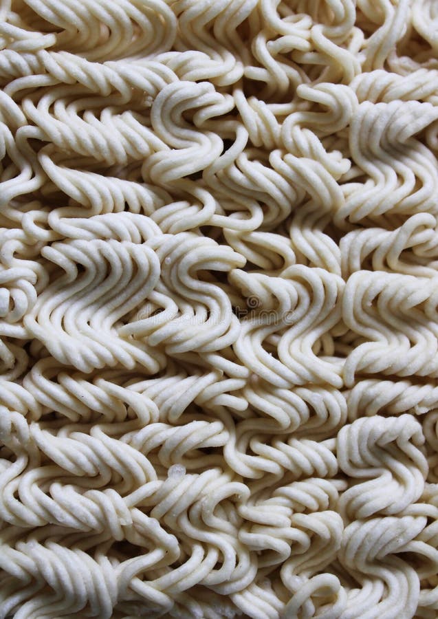A Closeup on Dry Chinese Noodles Stock Photo - Image of soup, palm ...