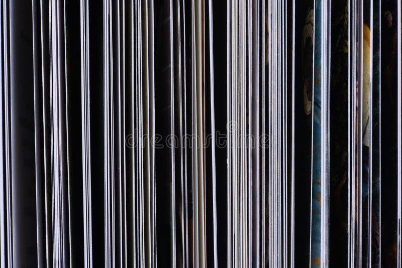 Closeup of the Edge of Open Book Pages Stock Photo - Image of document ...