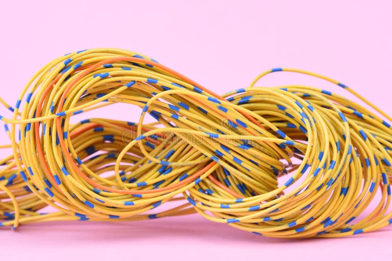 Swirl pink cable stock photo. Image of abstract, colorful - 26459458