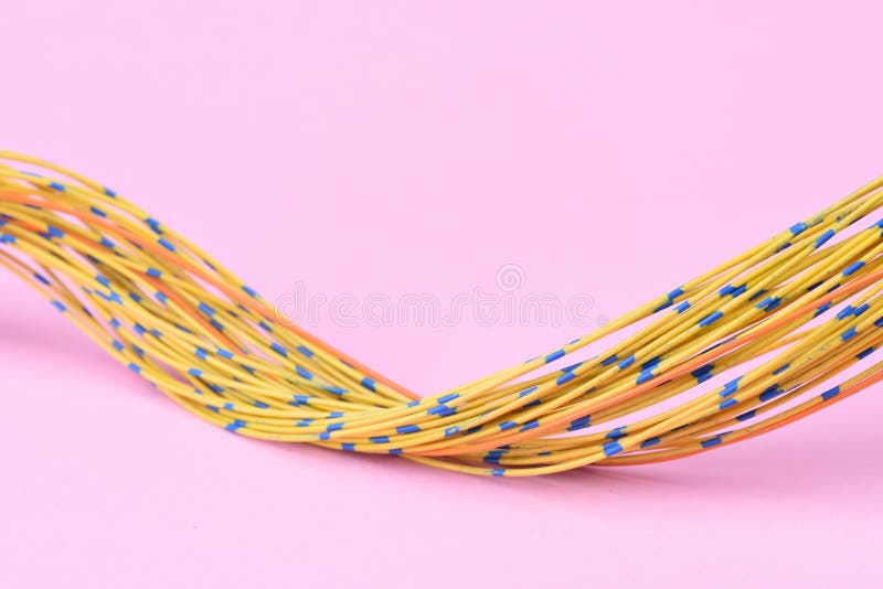 Swirl pink cable stock photo. Image of abstract, colorful - 26459458