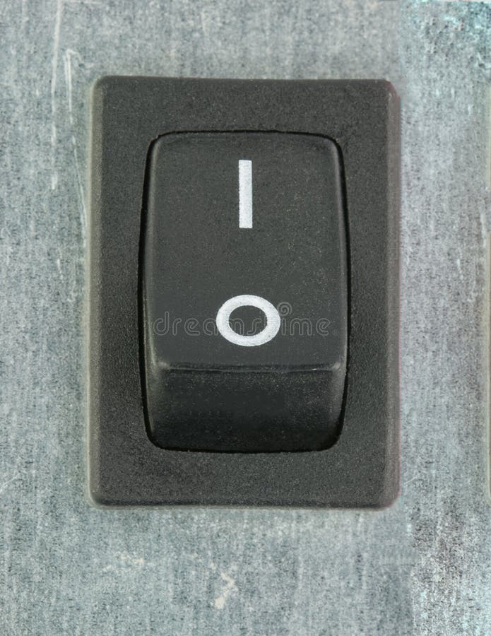 Closeup of the Electrical Switch Stock Photo - Image of abstract ...