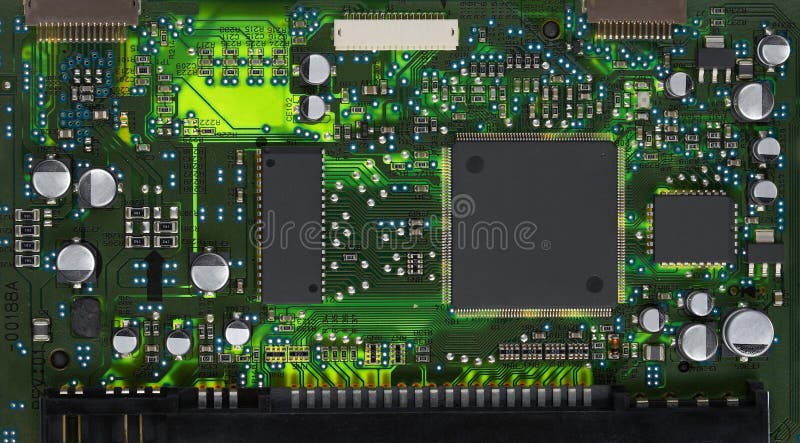 Electronic circuit board stock image. Image of background - 5267585