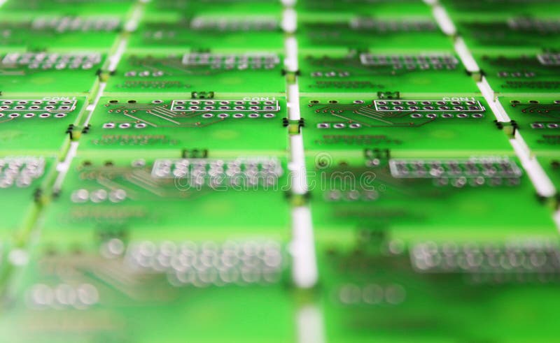 Closeup of Electronic Circuit Board or PCB Stock Image - Image of board ...