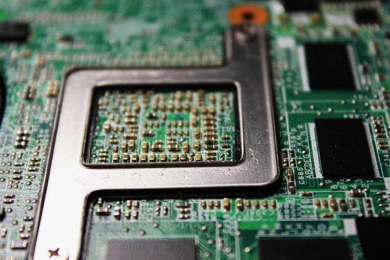 Closeup of Electronic Circuit Board or PCB Stock Photo - Image of ...