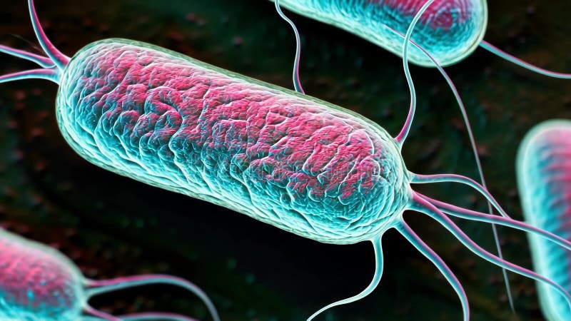 A Closeup of Engineered Bacteria Glowing Under UV Light Used for the ...