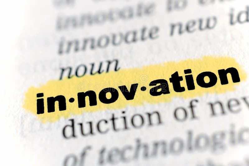 Closeup of an English Dictionary Page with the Word "innovation" Stock Image - Image of text ...