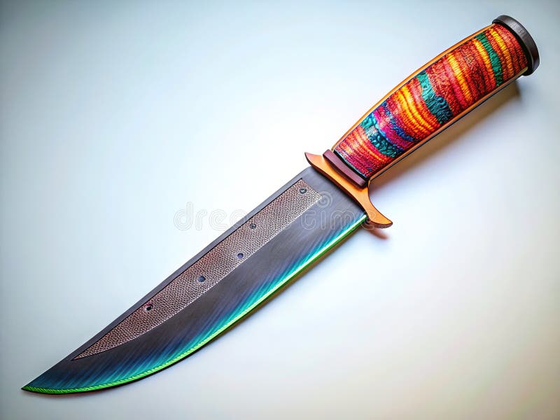 A Closeup Examination of a Machete Blade Design Handle Craftsmanship ...
