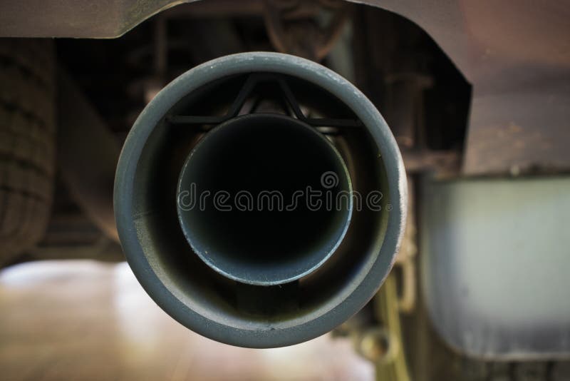 Closeup of Exhaust Car Pipe Stock Photo - Image of black, luxury: 119933848