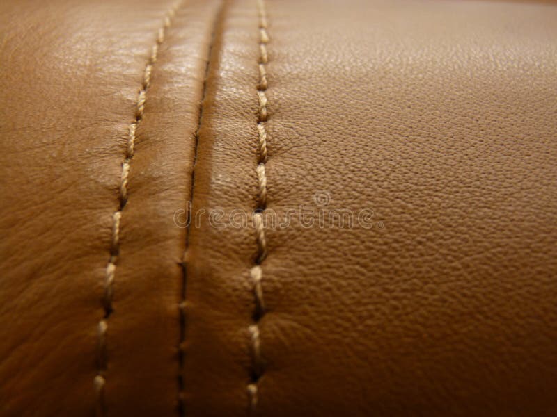 Expensive Leather Texture in Saturated Brown Colour. Stock Image ...