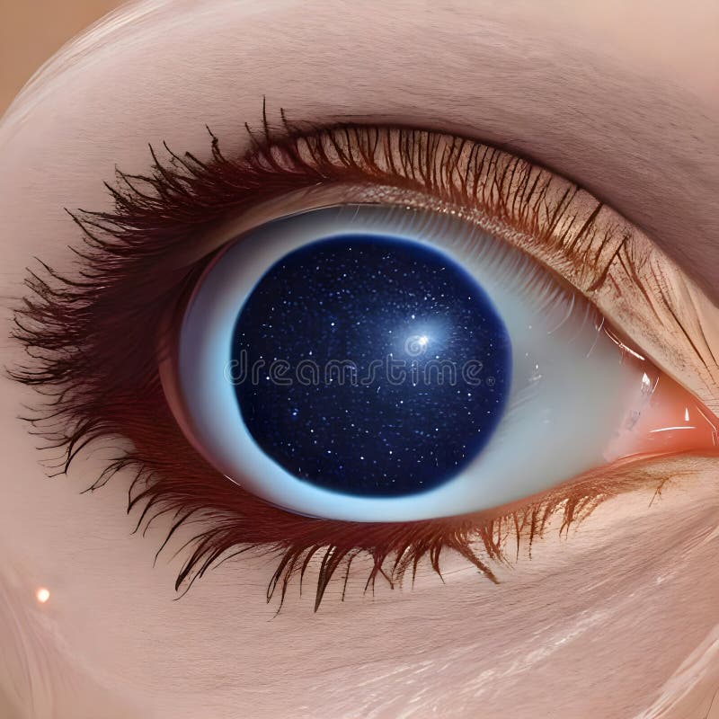 The Closeup Eyeballs of Human and Some Living Animals. Stock ...