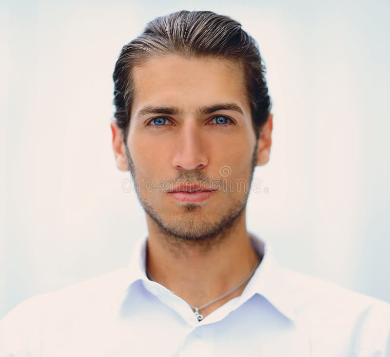 Closeup.face of Beautiful Business Person Stock Image - Image of ...