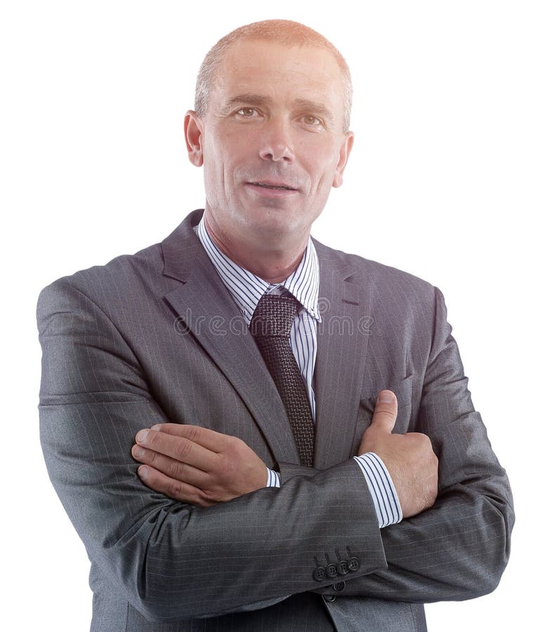 Face of a Successful Businessman Stock Photo - Image of arms ...