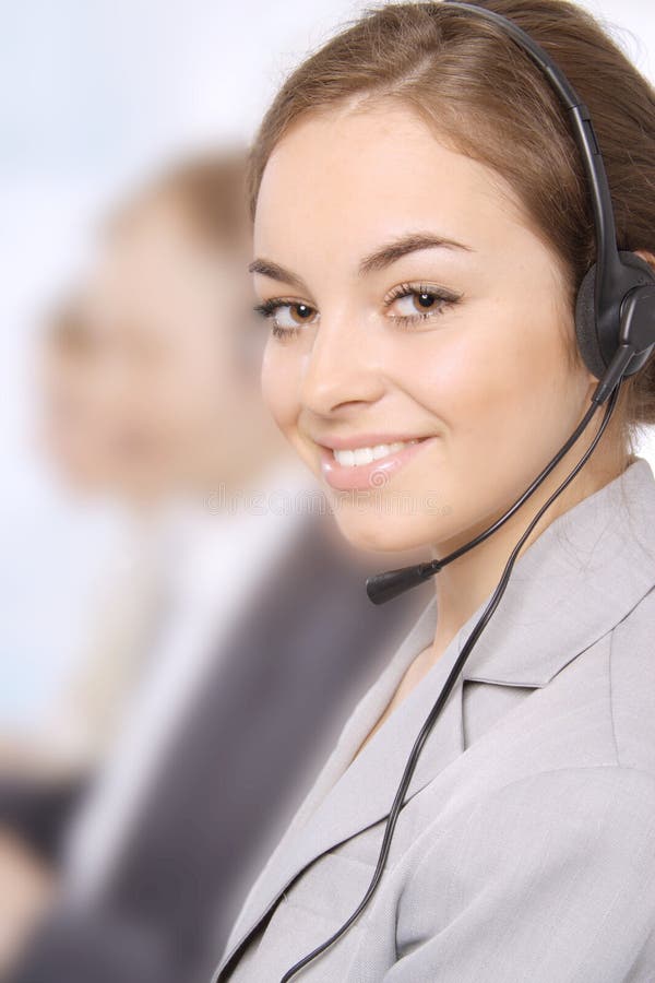 Happy Customer Service Reps Stock Photo - Image of adult, hispanic ...