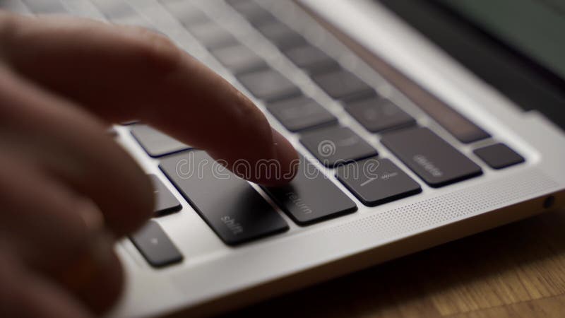 The Man Pressing the Enter Key Stock Footage - Video of human, male ...