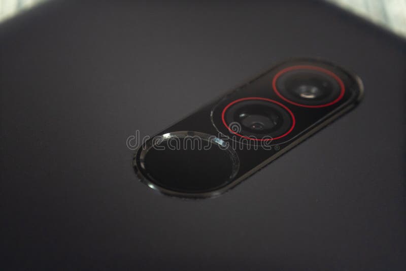 Closeup of a Fingerprint Reader on a Mobile Phone Stock Image - Image ...